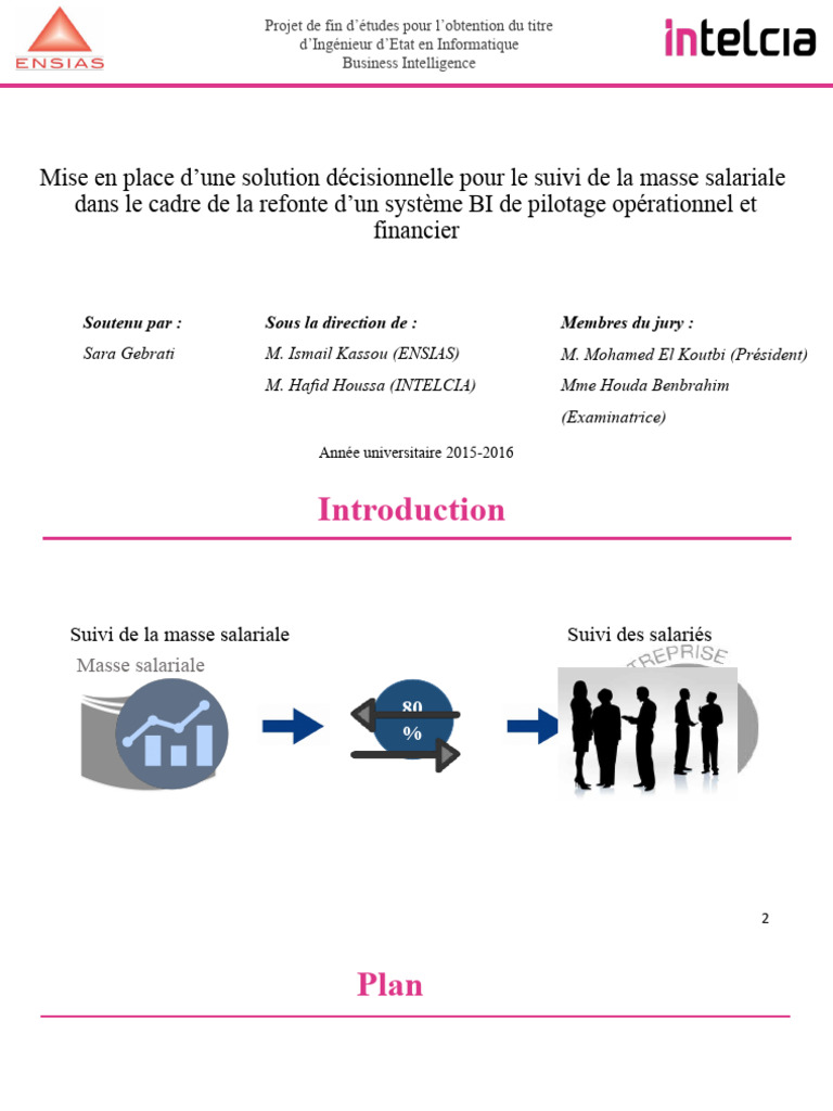 Solution BI pour le Suivi Salarial | PDF | Informatique décisionnelle ...
