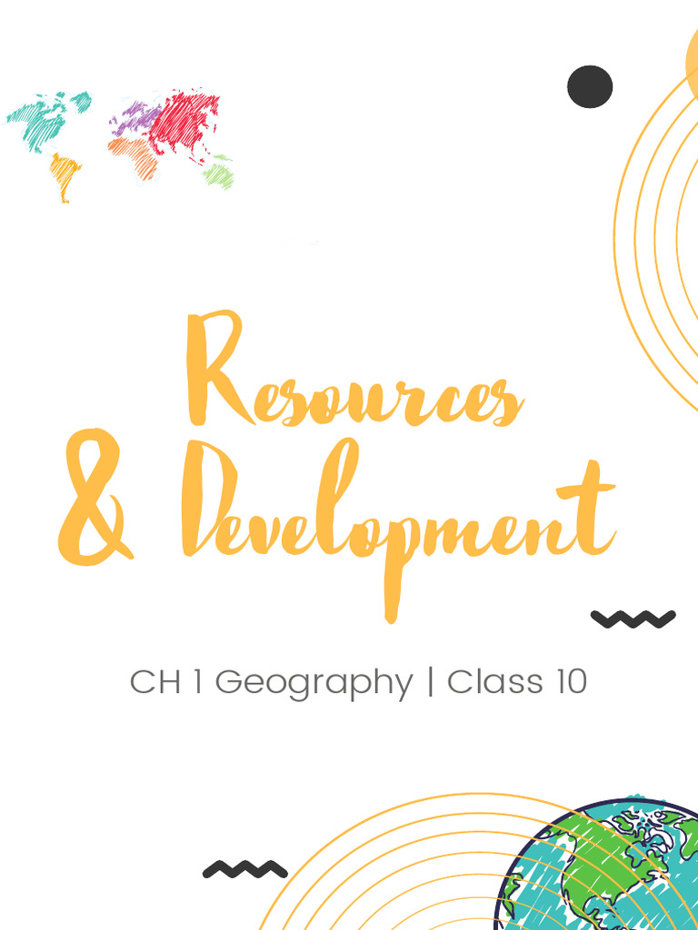Resources and Development | PDF