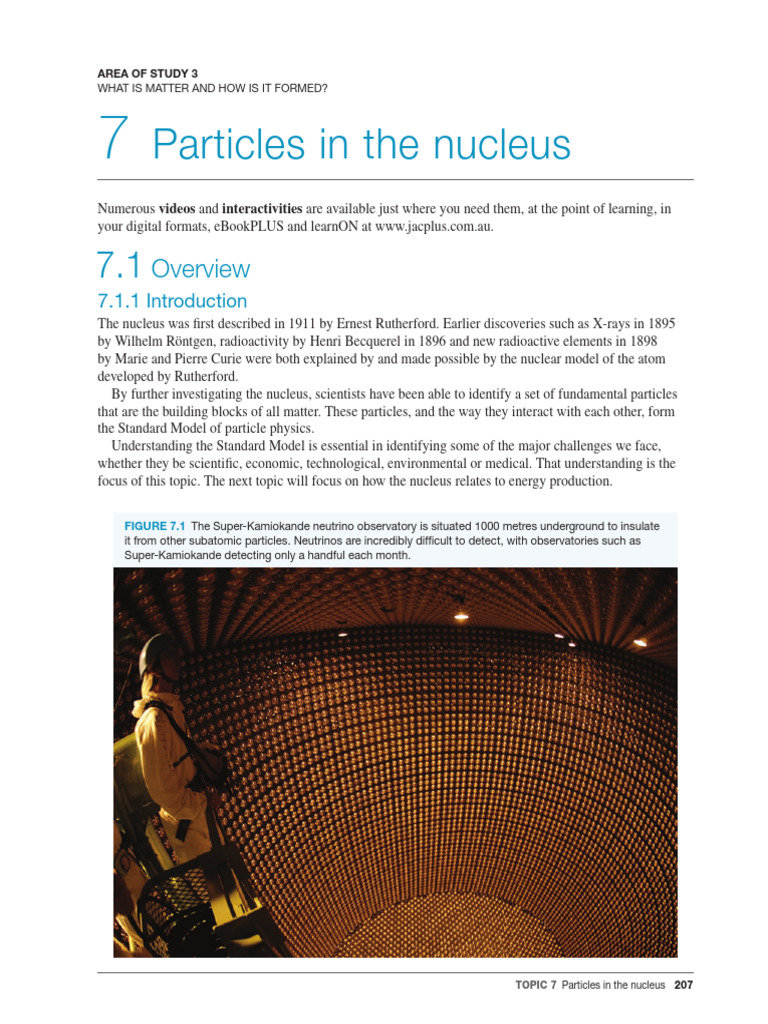 Yr 11 Physics Particles in The Nucleus | PDF