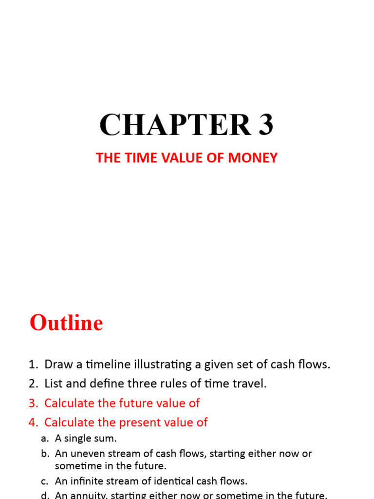 Ch3 Timevalue S | PDF | Teaching Methods & Materials