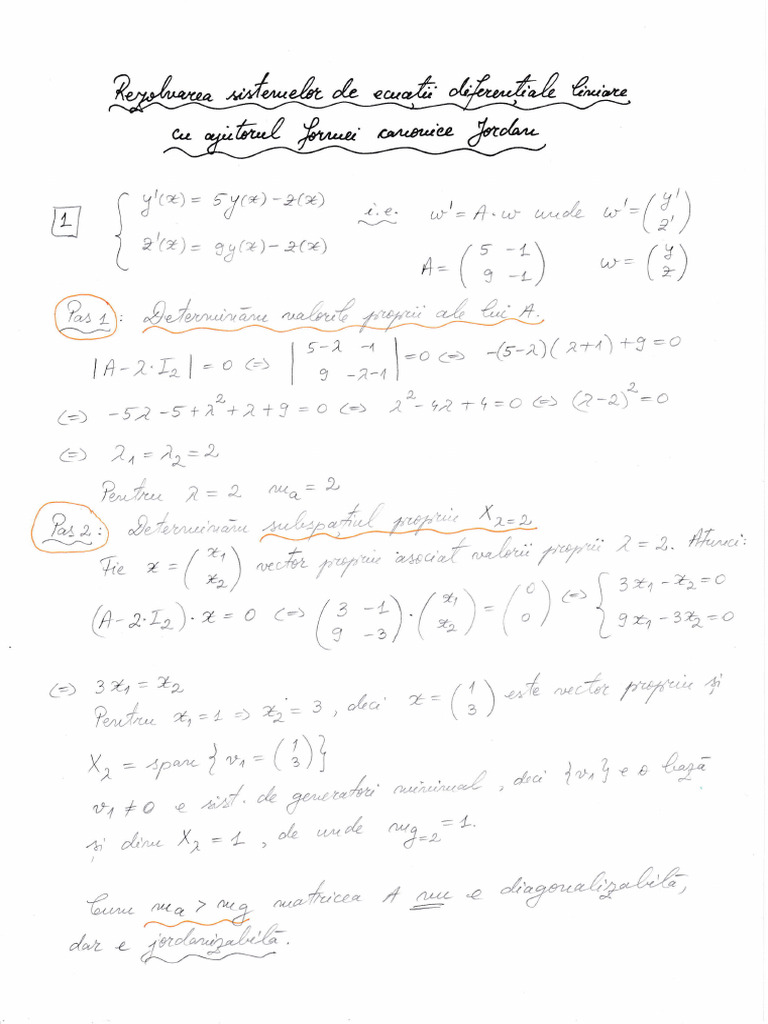 Forma Canonica Jordan | PDF