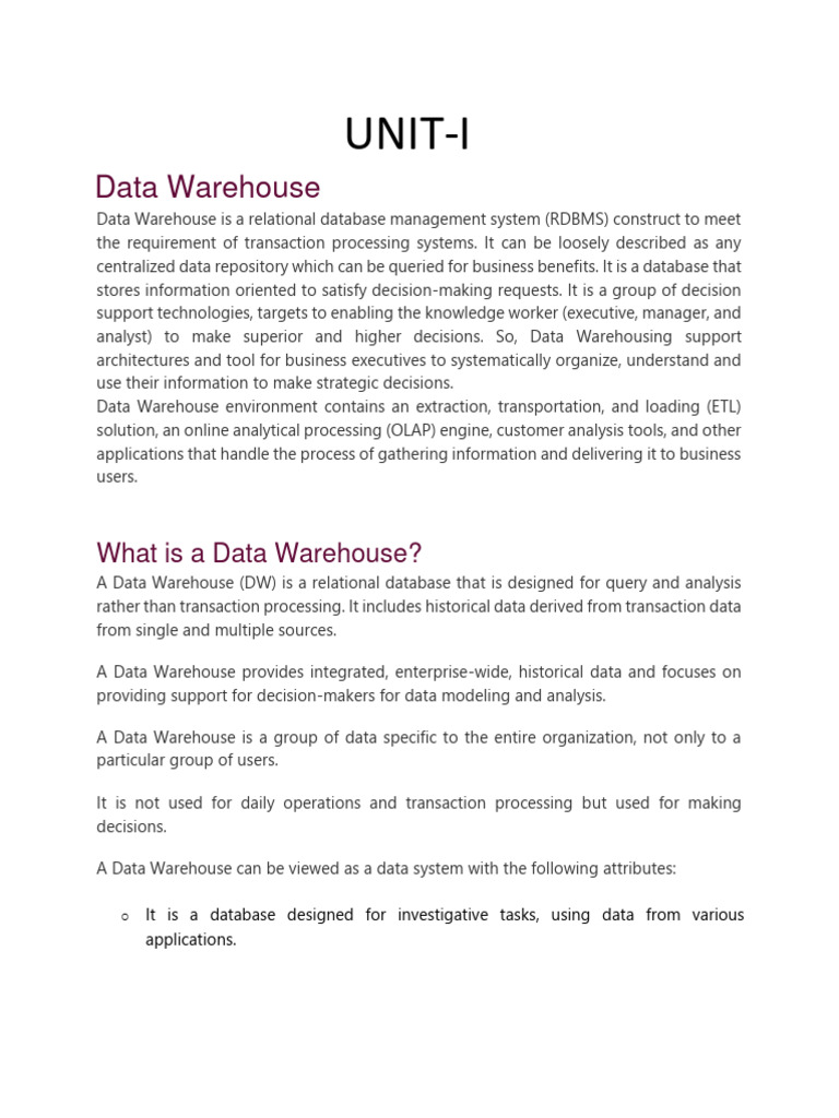 Data Mining Complete Pdf Data Warehouse Data 2873