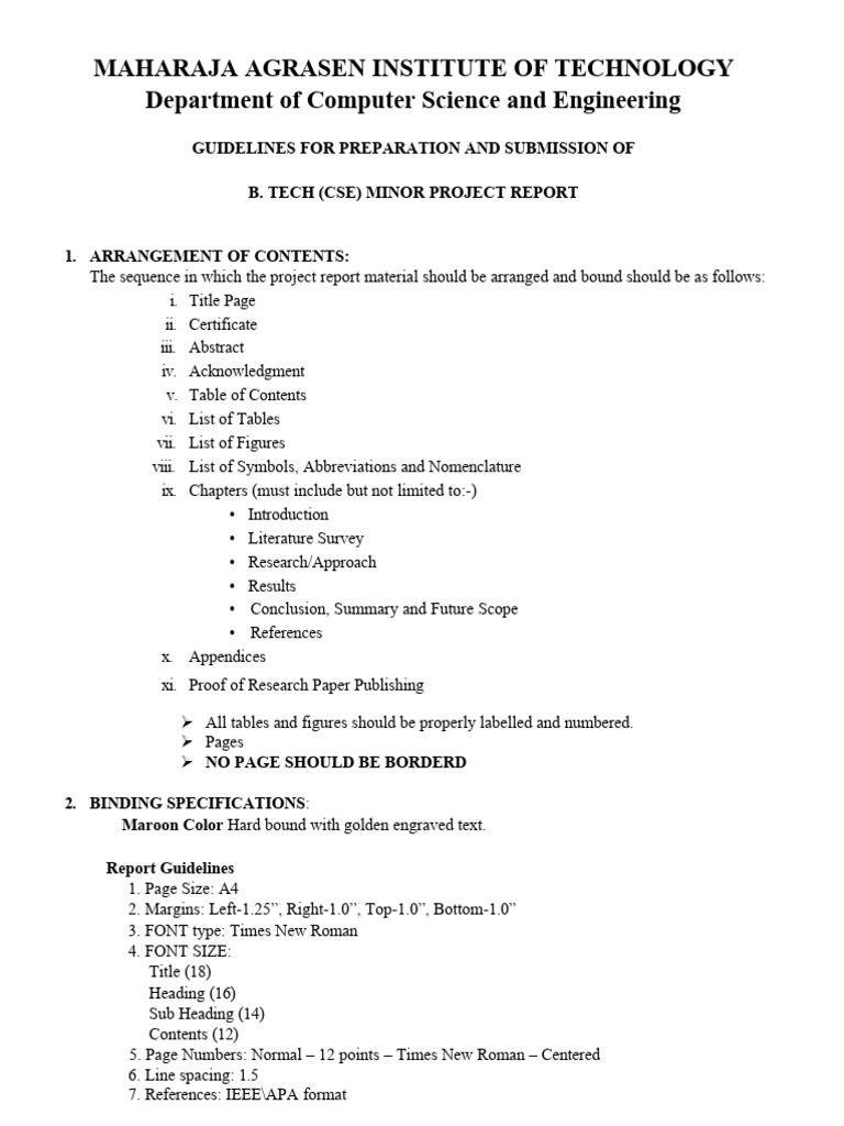 MINOR PROJECT REPORT Formate | PDF | Art