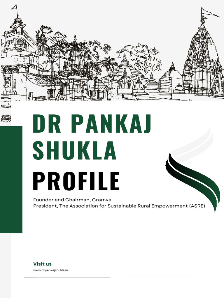 English Dr Pankaj Profile | PDF | Sustainability | Governance