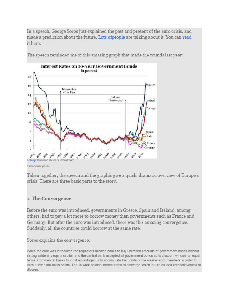 Europe Crisis | PDF | Euro | Axiom