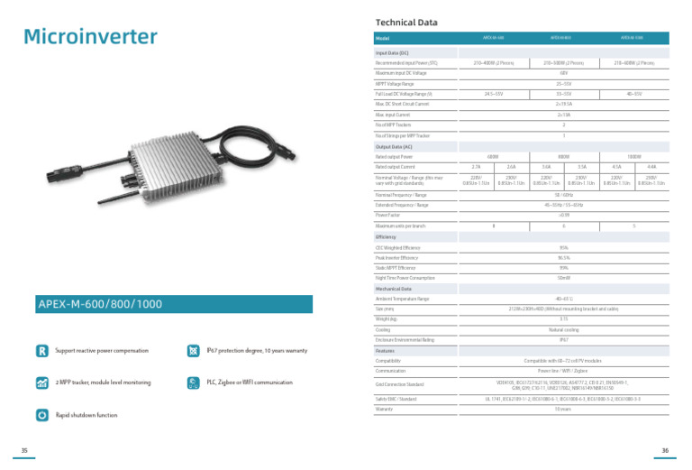 Apex M 600 800 1000 en | PDF | Electric Power | Electrical Equipment