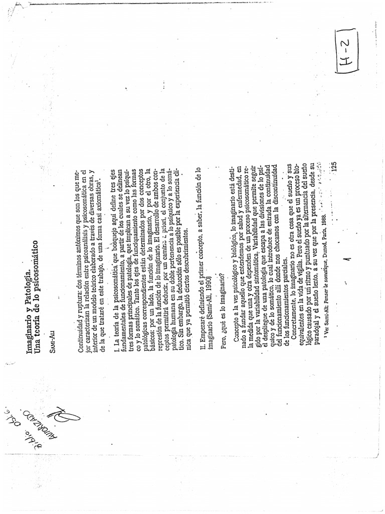 SAmi Ali - Imaginario y Pato | PDF