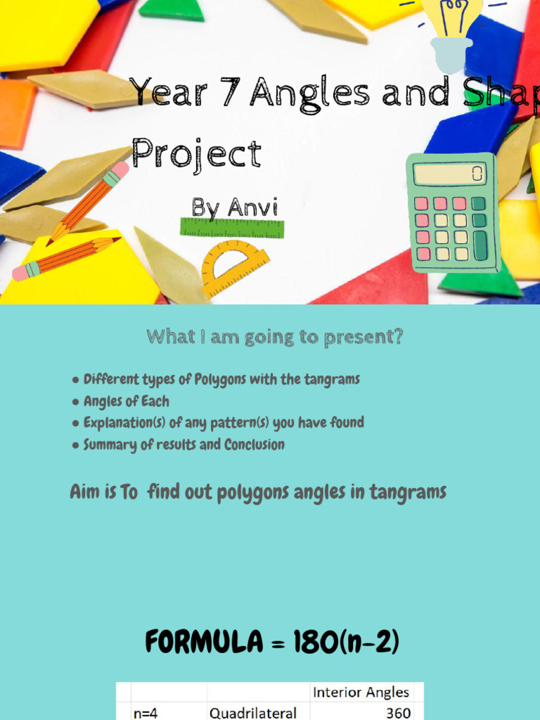 Y7 Angles and Shapes Presentation.pptx.pptx | PDF