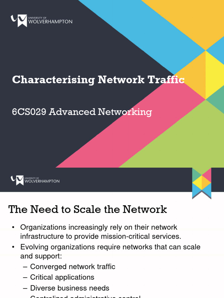 6CS029 Lecture 2- Characterising Network Traffic | PDF | Computer Network | Network Switch