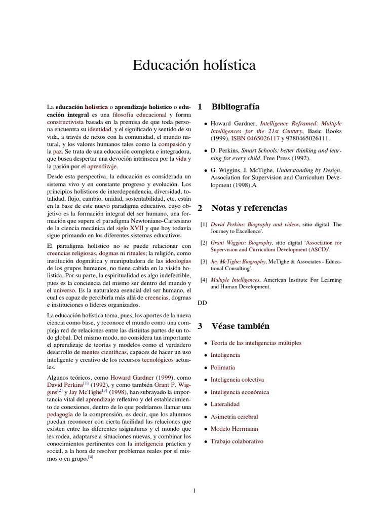 Educación Holística. Modulo 1 C) - Diap 86 | PDF | Ciencia y matemáticas