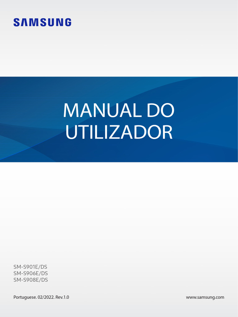 Manual do Usuário Galaxy S22 | PDF | USB | Rede de computadores