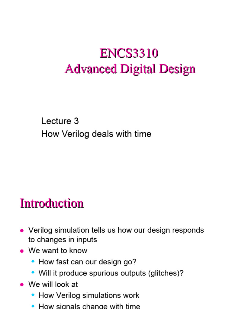 Lec3-Slides | PDF | Electronic Design | Digital Electronics
