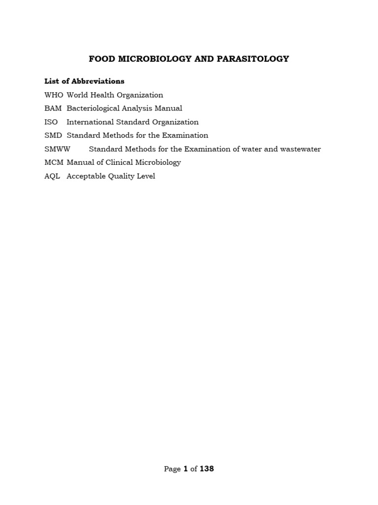 Food Safety & Microbiology Guide | PDF | Microorganism | Bacteria