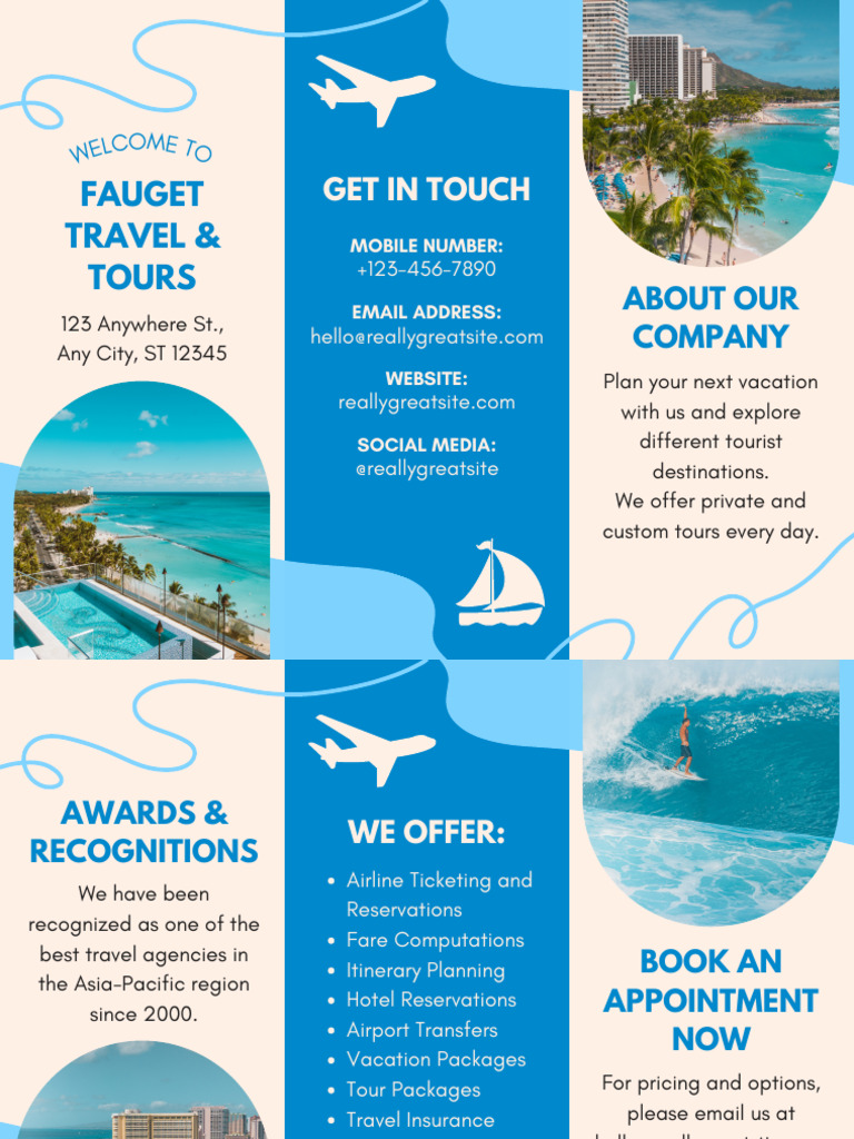 Fauget Travel & Tours Brochure | PDF