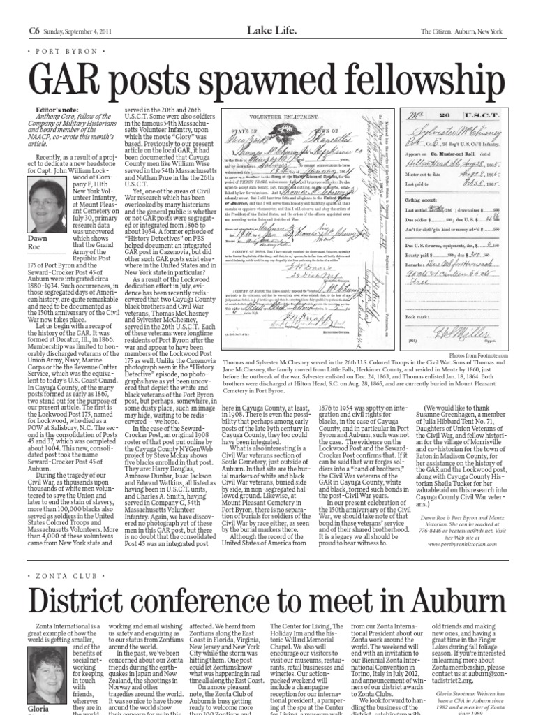 GAR Posts Spawn Fellowship | PDF | American Civil War | Military