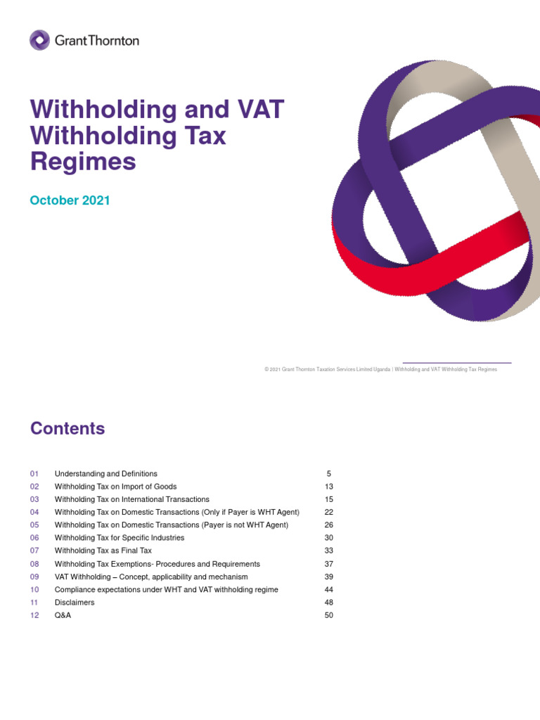 Witholding Presentation | PDF