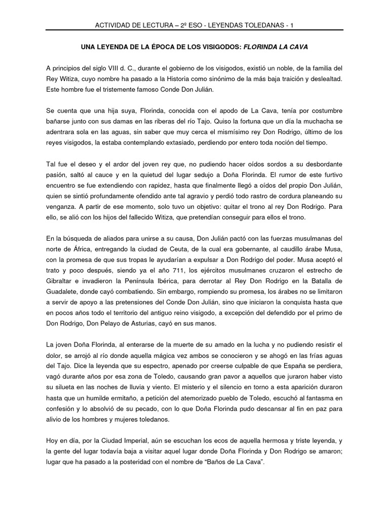 Leyendas Toledanas | PDF