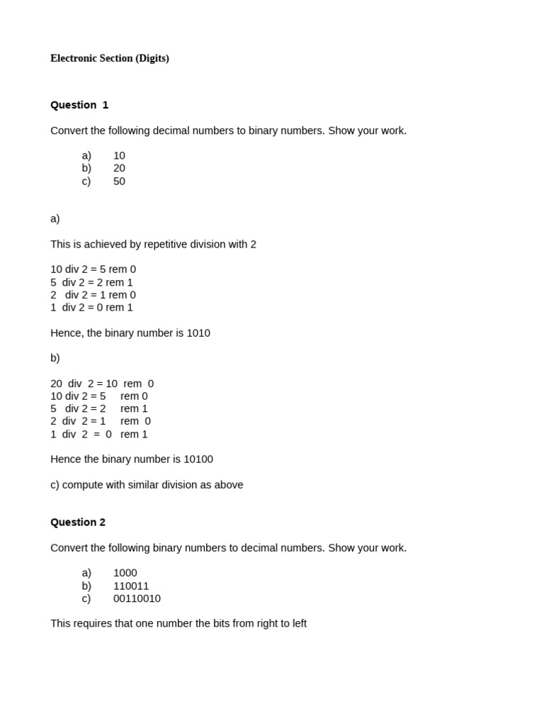 EC Tutorial4 Solutions | PDF | Numbers | Computer Engineering
