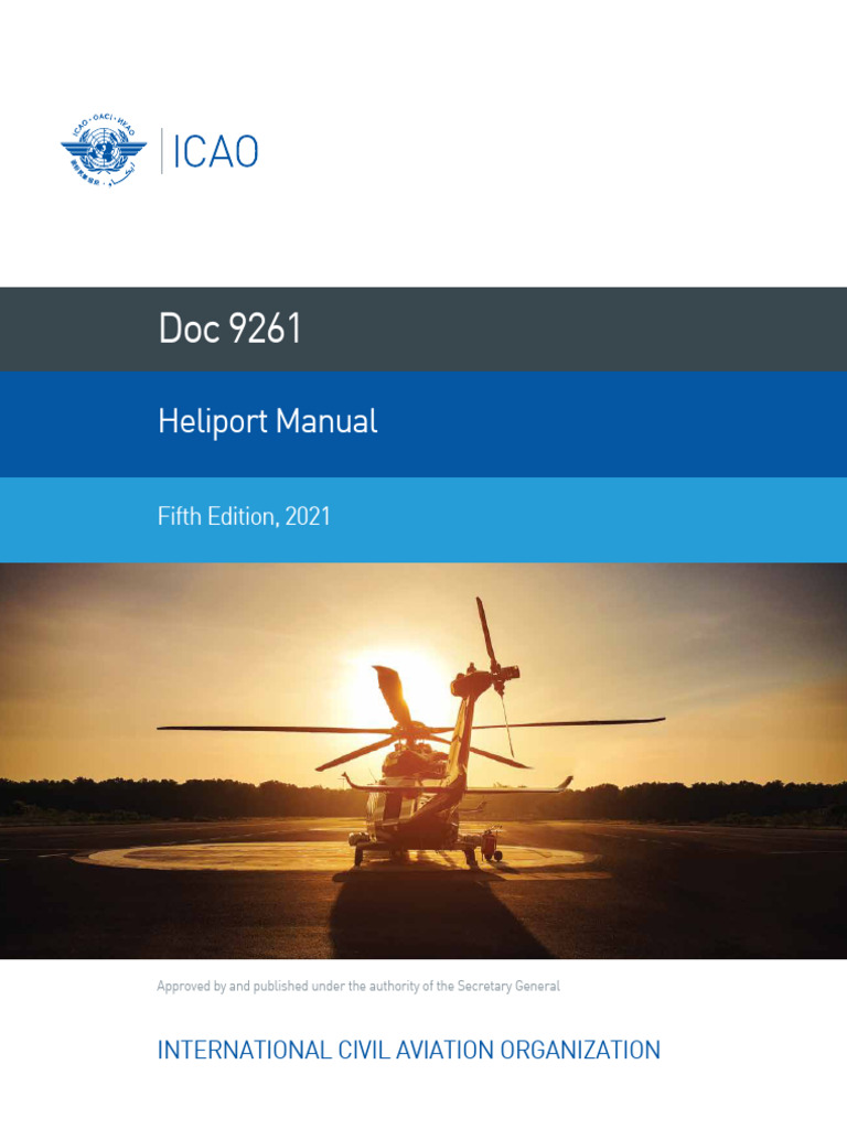 ICAO Doc 9261 - Heliport Manual - 5TH Edition | PDF ICAO Doc 9261 - Heliport Manual - 5TH Edition | PDF