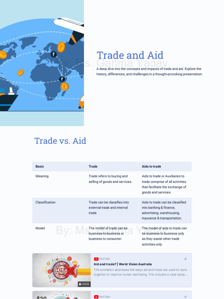 Trade-and-Aid | PDF | Aids | General Agreement On Tariffs And Trade