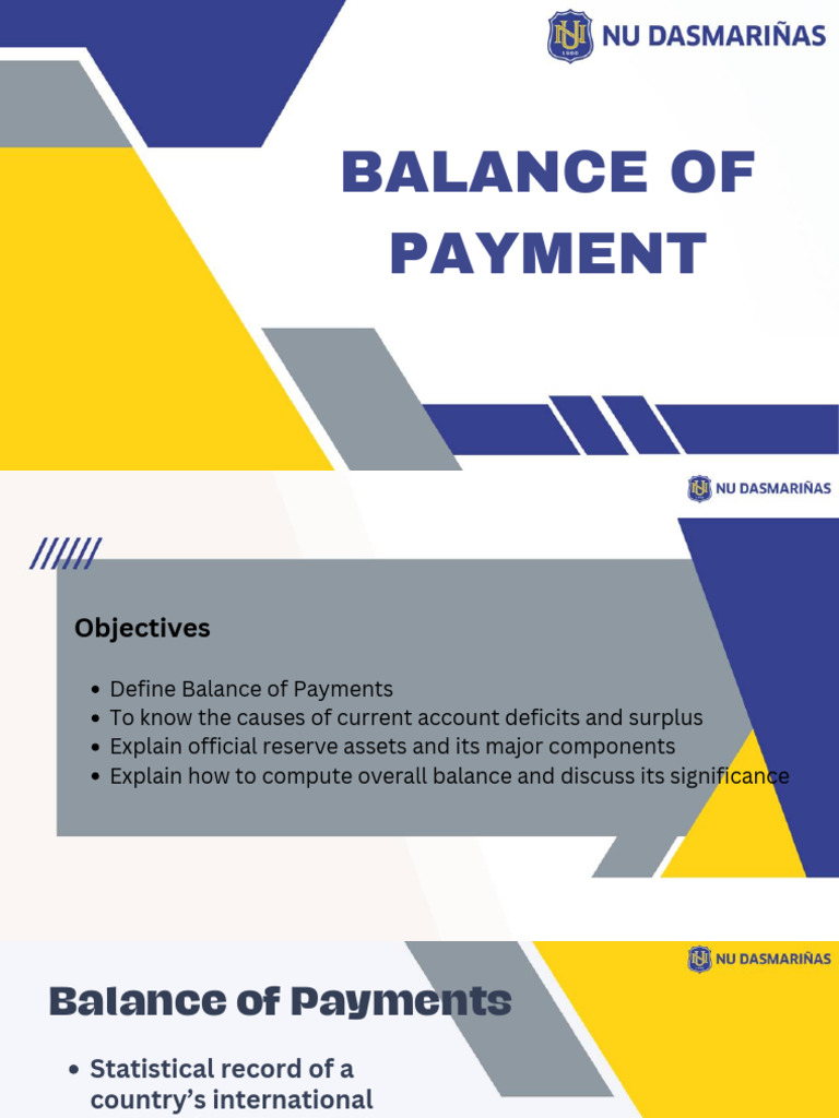 2 Balance of Payment | PDF | Balance Of Payments | Capital Account