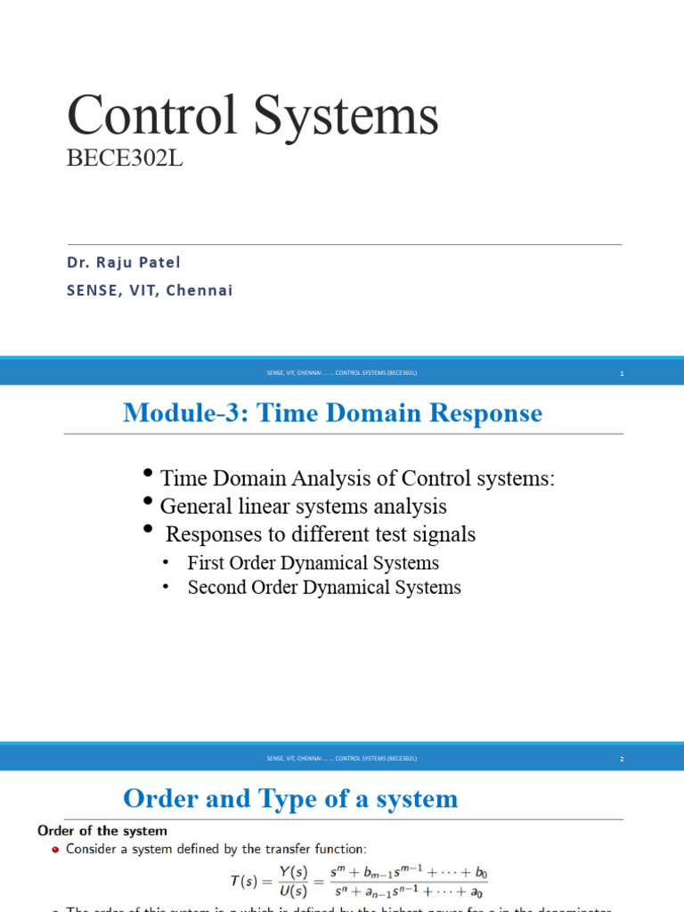 Control Systems Analysis Overview | PDF