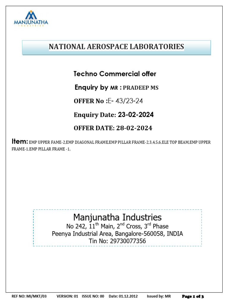 43 National Aerospace Laboratories | PDF