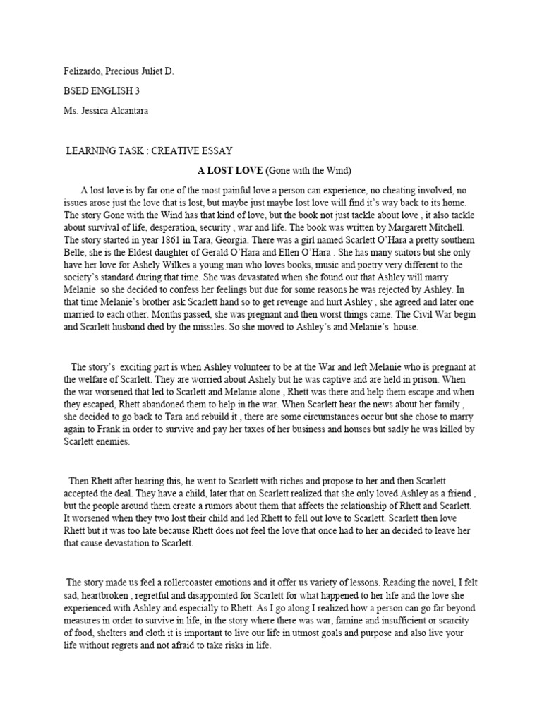 Gone With The Wind | PDF