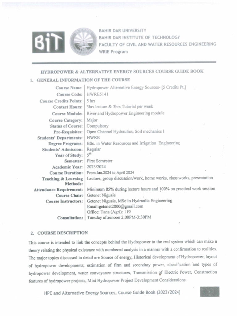 HP & AES Course Guide Book | PDF