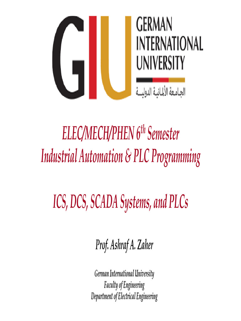 Lec2 PLC | PDF | Automation | Scada