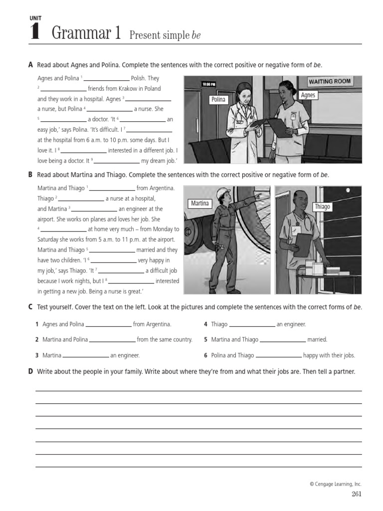 Voices Elementary Unit 1 Grammar 1 | PDF
