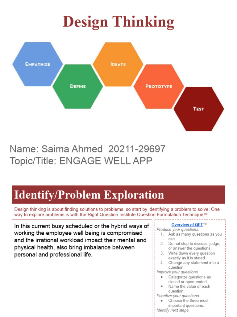 Design Thinking Activity | PDF | Thought | Brainstorming