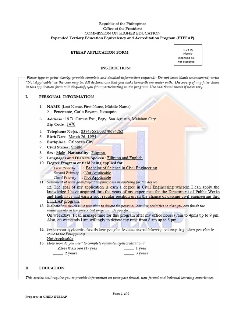 Eteeap CHED | PDF