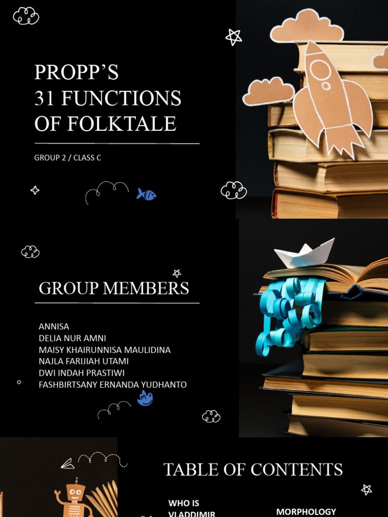 Propp's 31 Functions of Folktale | PDF | Traditional Stories | Folklore