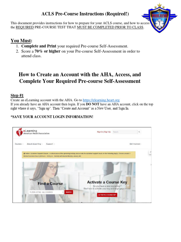 ACLS Precourse Activity | PDF | Career & Growth | Business