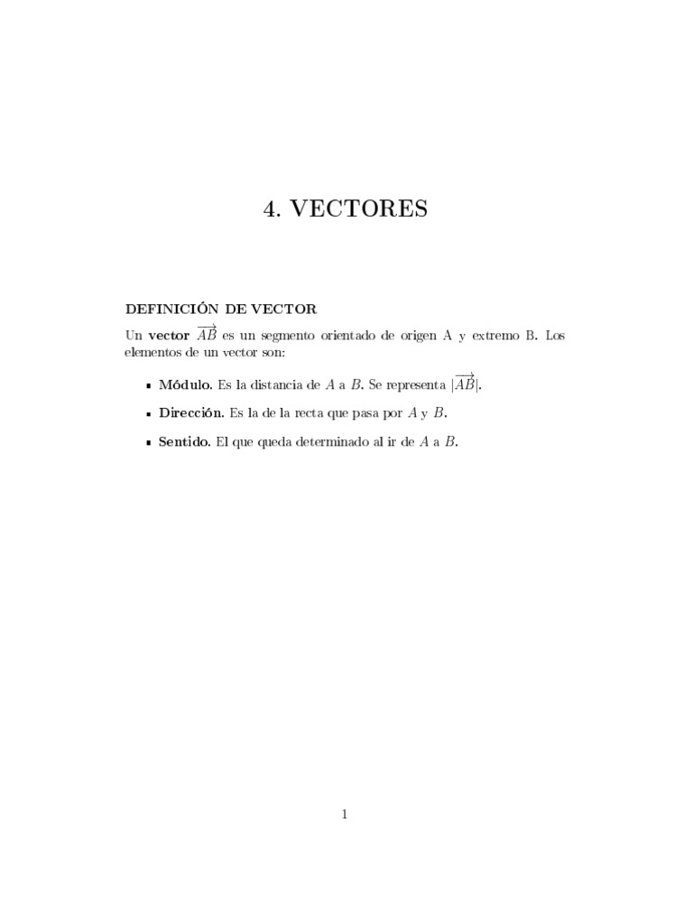 04 vectores | PDF | Vector Euclidiano | Base (álgebra lineal)