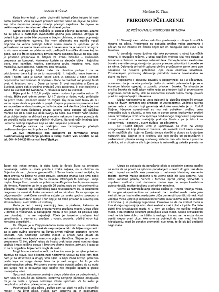 Matthias K. Thun - Kosmicki Ritmovi | PDF