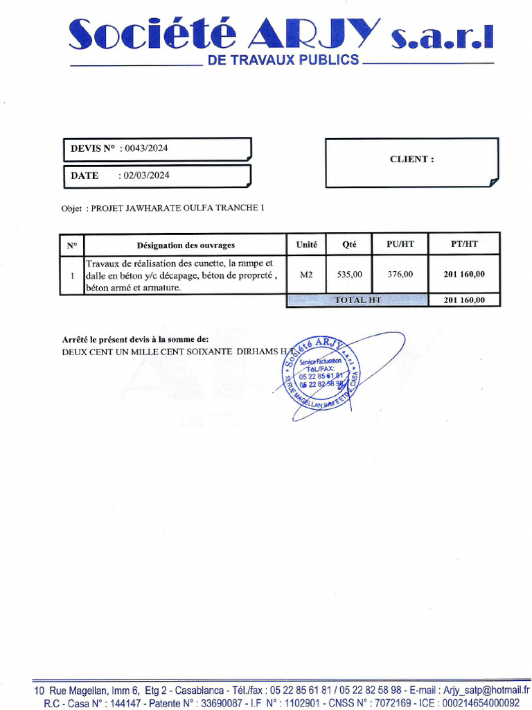 Devis 2 | PDF
