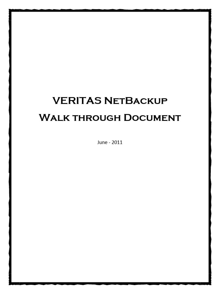 NetBackup Setup and Configuration Guide | PDF | Backup | Computer File