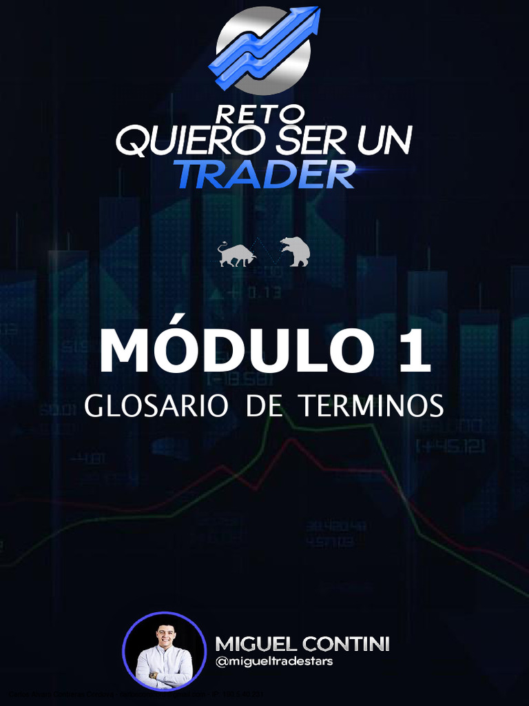 Modulo 1 Glosario Del Trader | Descargar gratis PDF | Mercado de divisas | Mercado (economía)