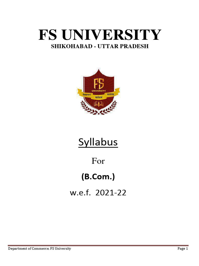Fs University: Syllabus | PDF | Databases | Communication