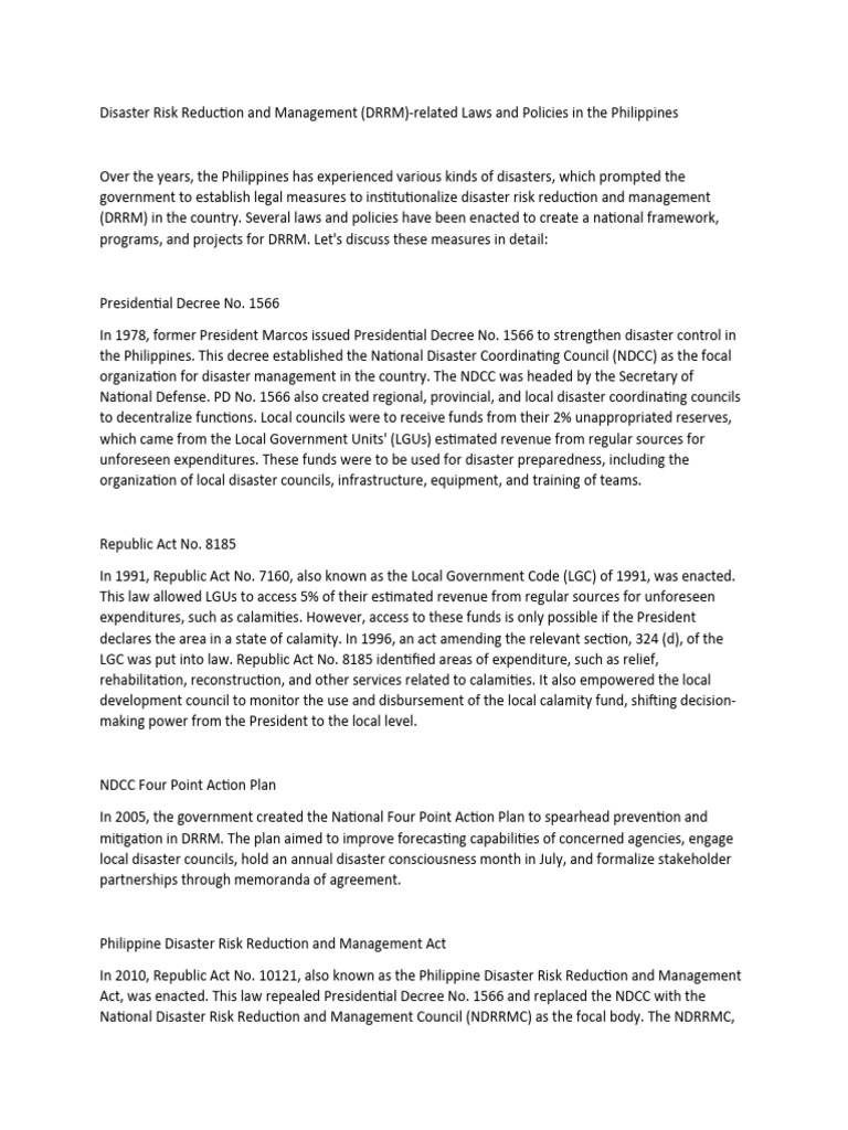 DRR Reporting Long Version | PDF