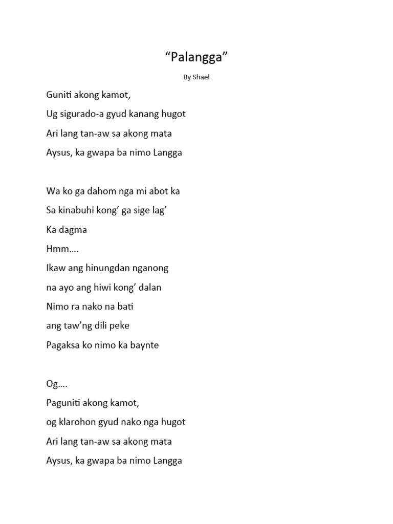 Palangga | PDF