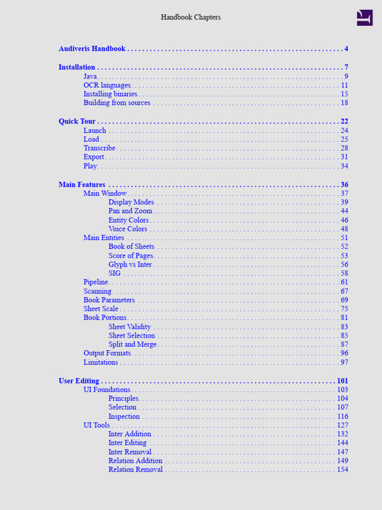 Audiveris Handbook | PDF | Java (Programming Language) | Java (Software ...