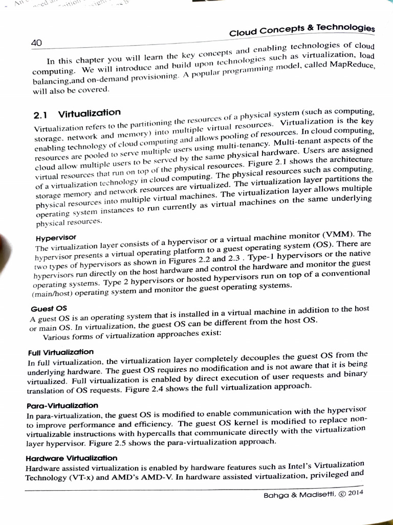 Cc Unit 2 Pdf Virtualization Cloud Computing