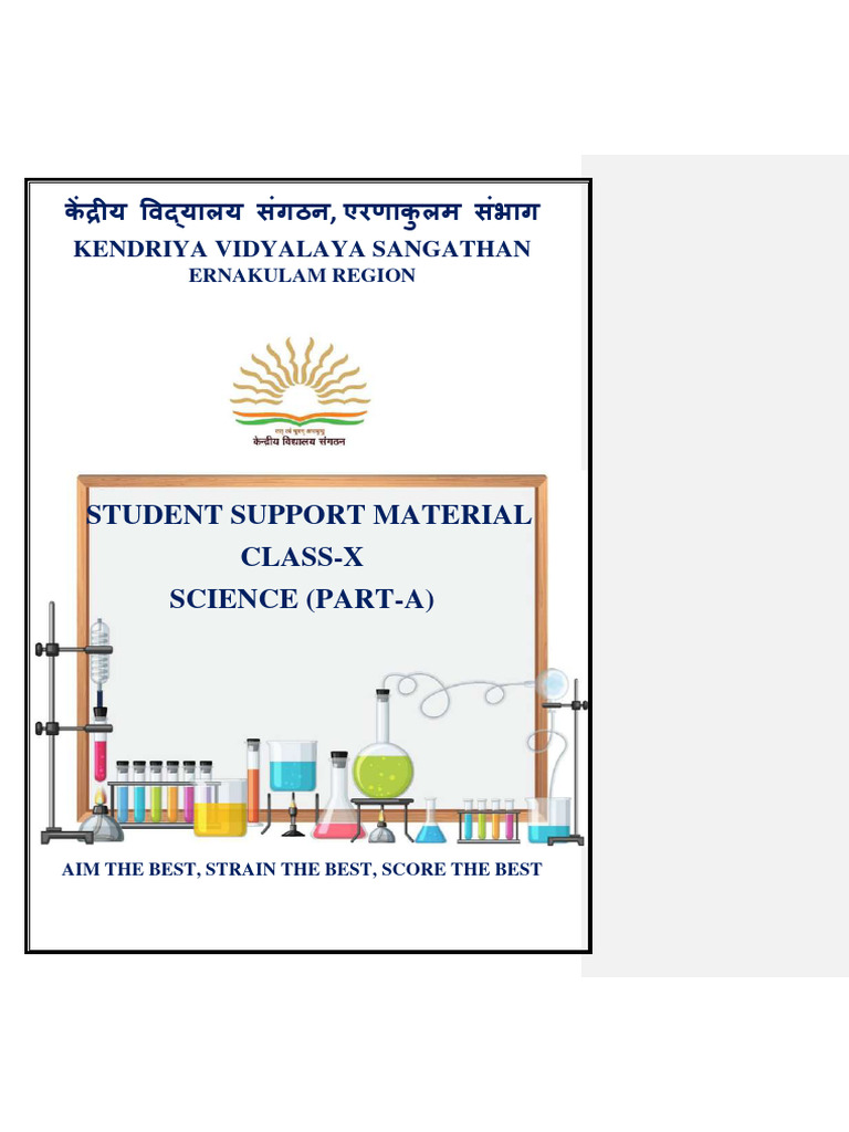 Class 10 Science SSM Part-A | PDF | Acid | Redox
