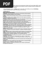 Child Occupational Self Assessment | PDF