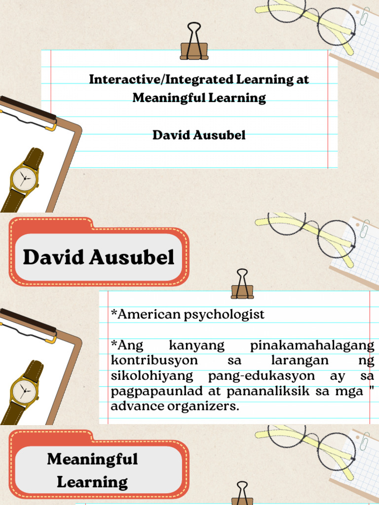 Interactive And Integrated Learning Group 5 Pdf