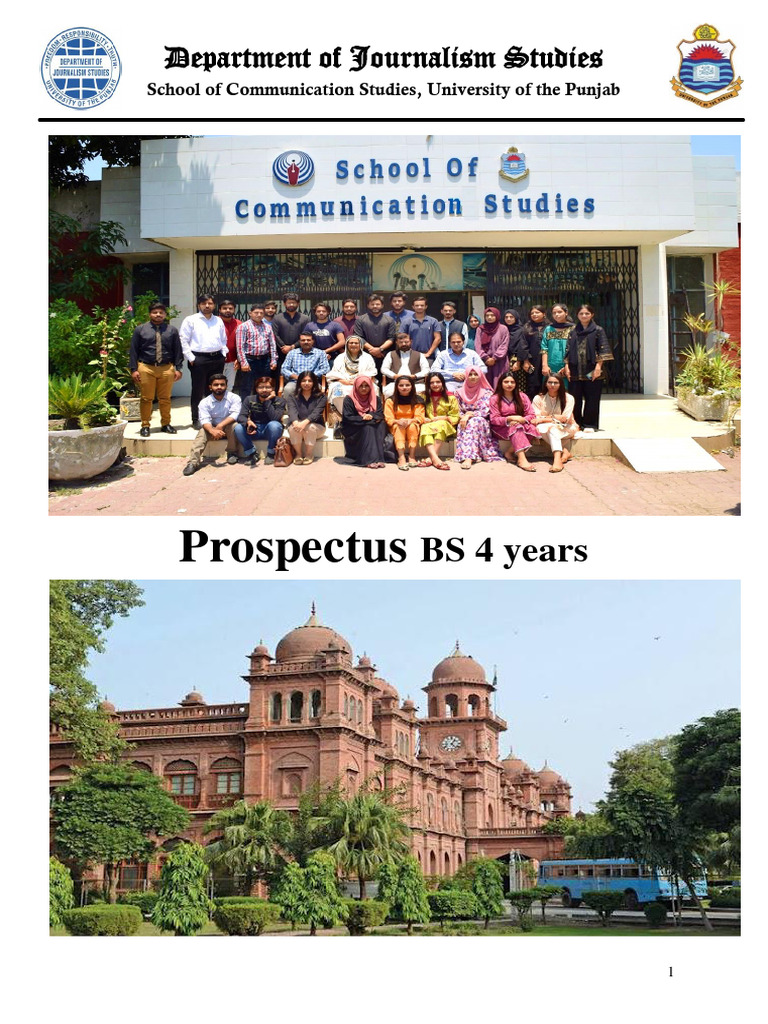 Prospectus BS Journalism | PDF | Verb | Sociology