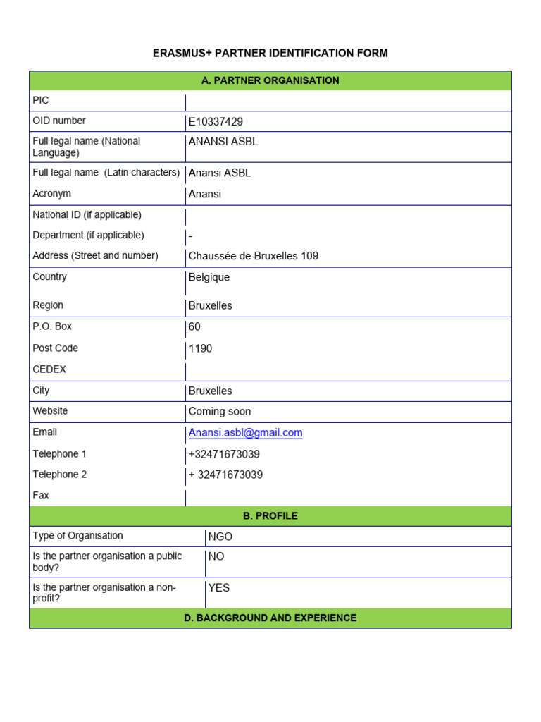 PIF Anansi - Erasmus Final Version | PDF | Self Esteem | Behavioural ...